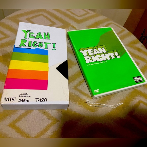 Media | Custom Vhs Tapes Yeah Right A Girl Skateboards Company Video On ...
